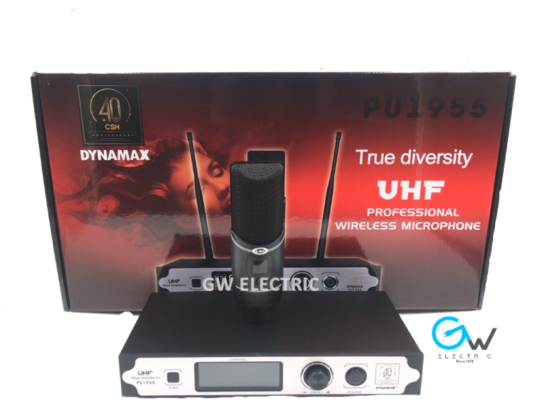 DYNAMAX Wireless Microphone – PHWLDX-PU1955 – GW ELECTRIC SDN BHD