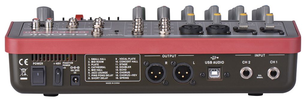 Phonic Celeus 400 Mixer 12 Channel Analog – GW ELECTRIC SDN BHD
