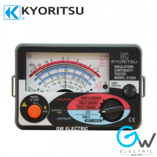 KYORITSU 3132A Analogue Insulation / Continuity Tester – GW ELECTRIC ...