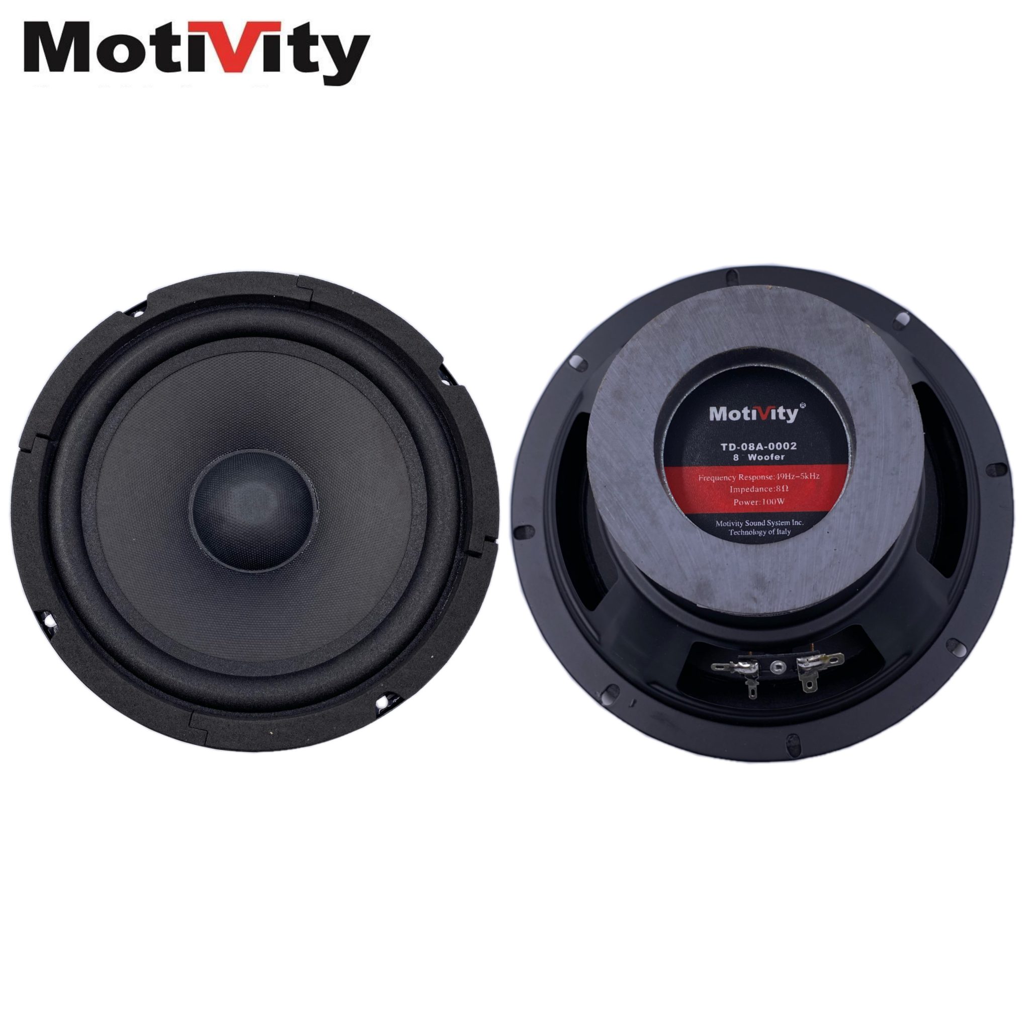 MOTIVITY 8″ Woofer Speaker Unit 100W 8 ohm Woofer TD-08A-0002 With ...