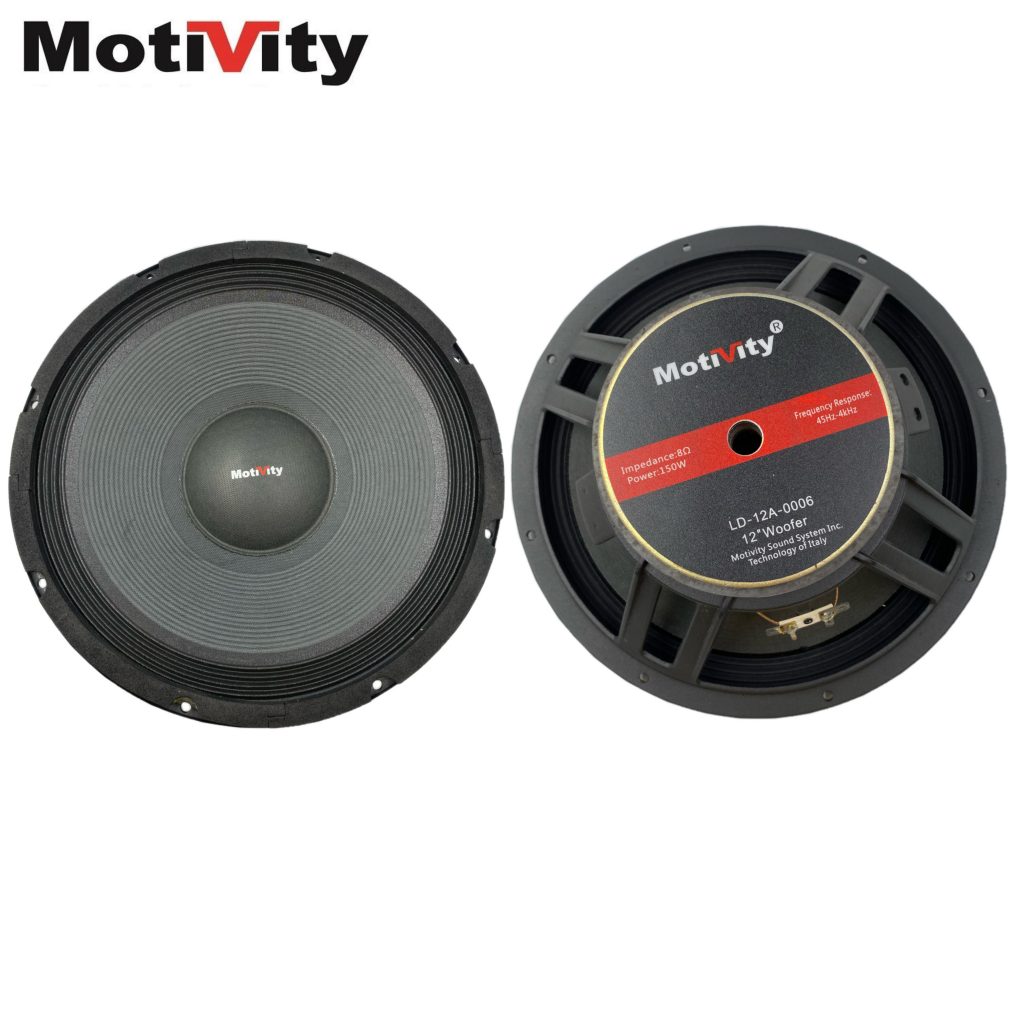 MOTIVITY 12″ Woofer Speaker Unit 150W 8 ohm Woofer LD-12A-0006 With ...