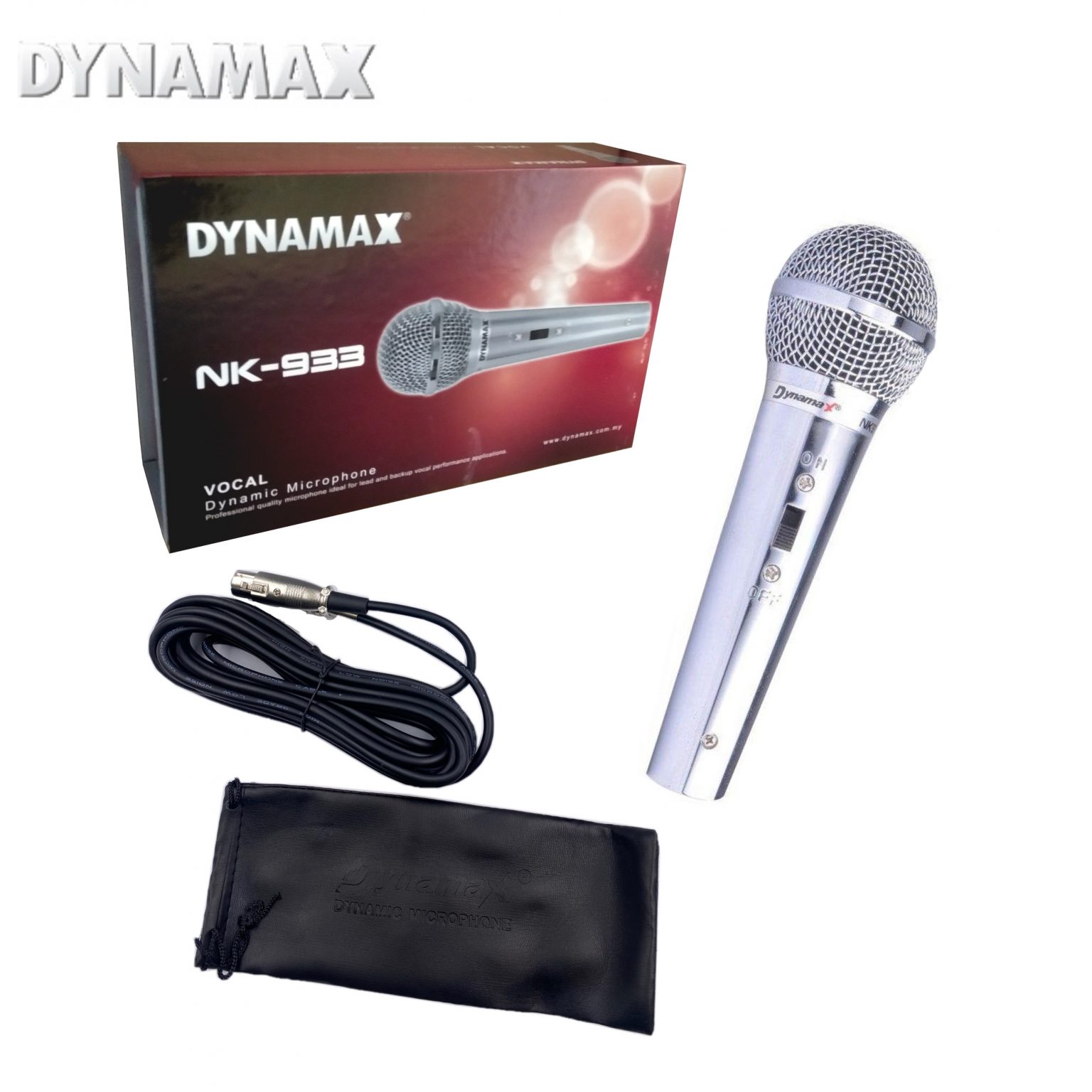 Dynamax NK933 Vocal Dynamic Wired Microphone – GW ELECTRIC SDN BHD