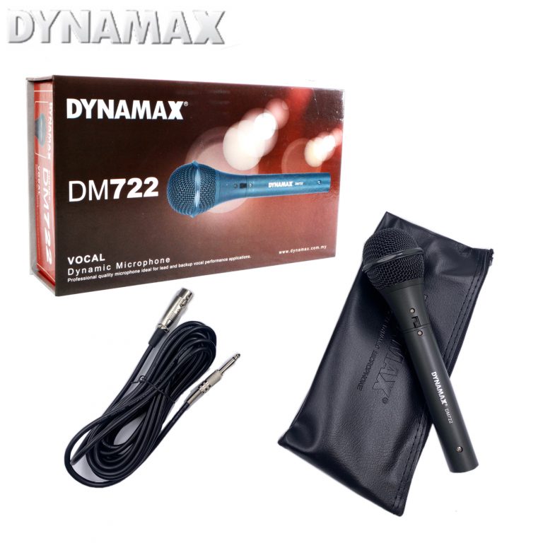 Dynamax DM722 Vocal Dynamic Wired Microphone Cardioid Karaoke ...
