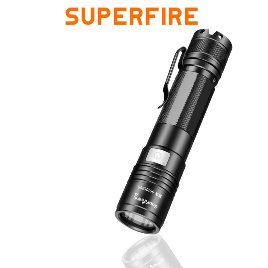 SUPERFIRE A5-L2 [SET] 10W LED USB Rechargeable Waterproof Flashlight (Battery & USB Cable) – GW ...