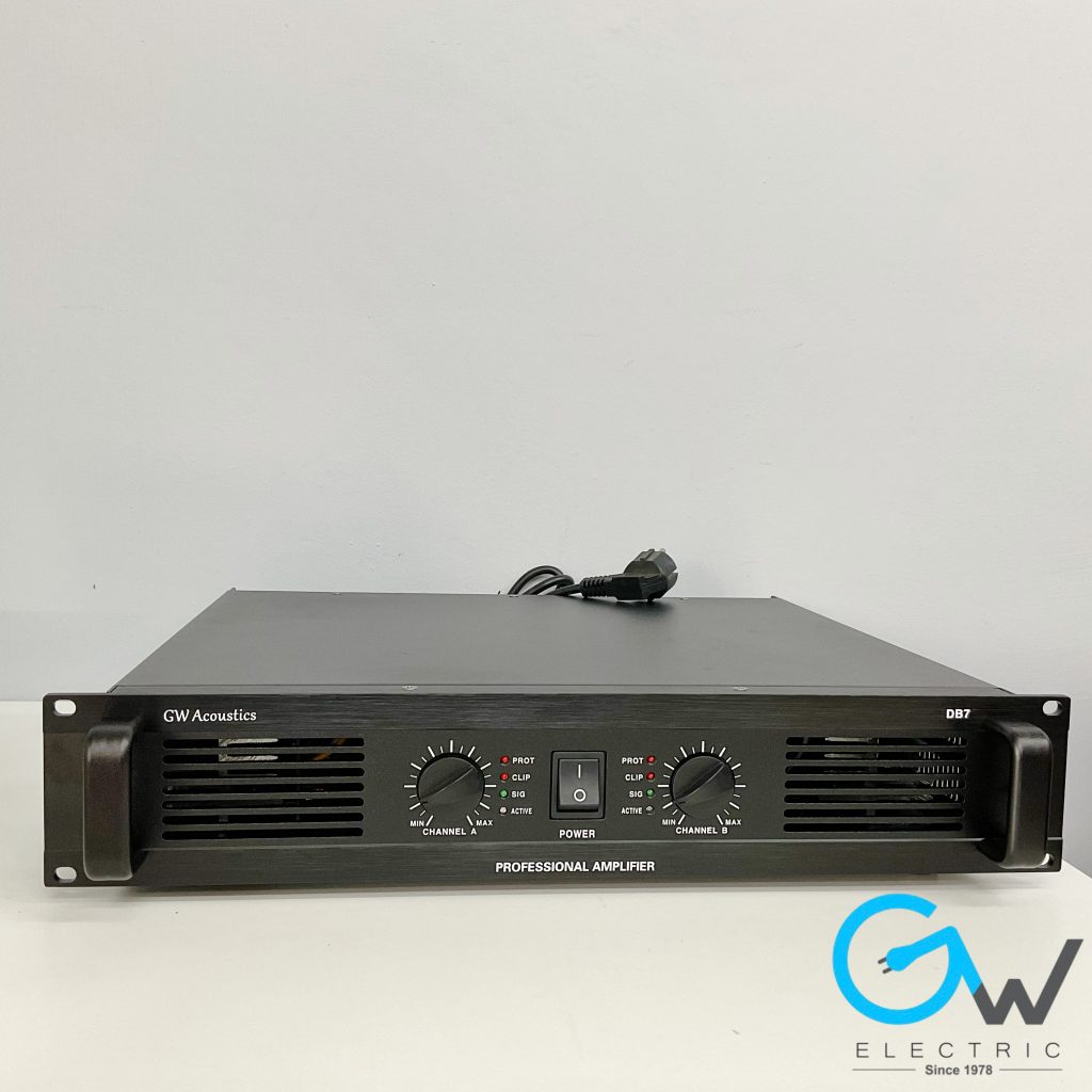 2 x700W 8Ω / 2 x1000W 4Ω Professional Power Amplifier – GW ELECTRIC SDN BHD